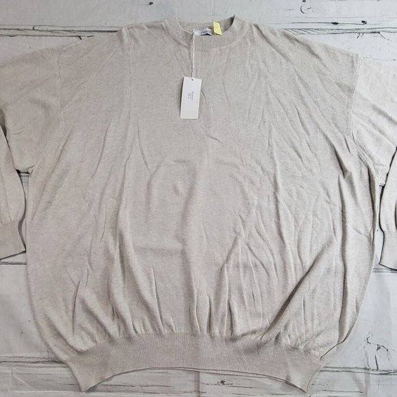 Zante | Sweaters | Vintage Zante Luxury Italian Beige Long Sleeve Crew ...